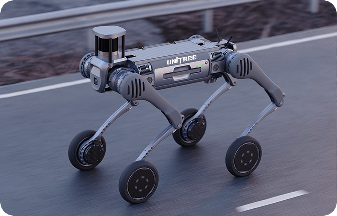 Unitree B2-W Go Further with Higher Efficiency